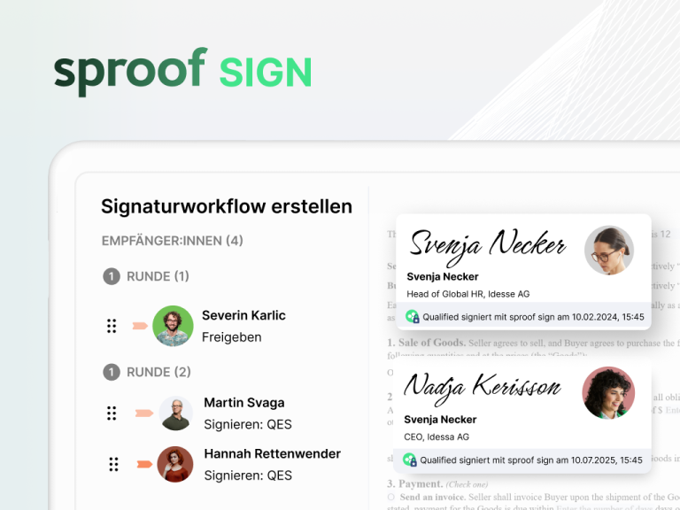 Digital Signature Software - sproof sign