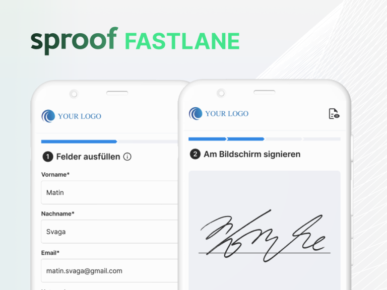 Digital Signature Software - sproof sign
