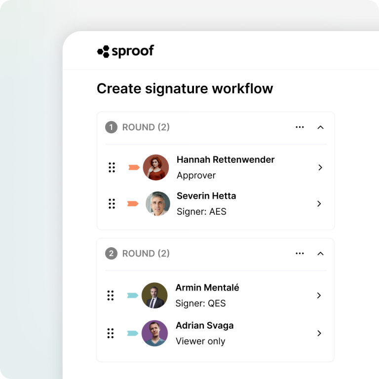 Digital Signature & Workflow - sproof sign