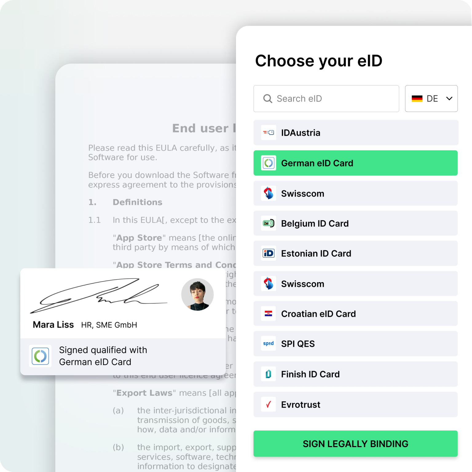 Digitální podpis se všemi e-ID EU