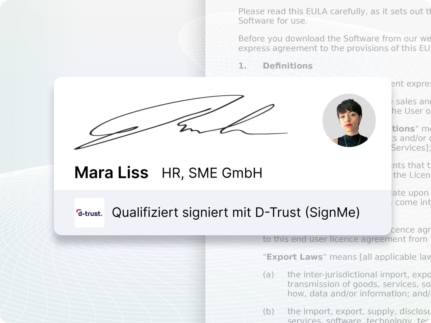 Digitale Signatur - D-Trust Deutschland