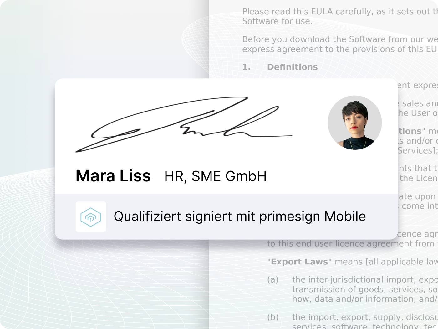 Digitale Signatur - primesign