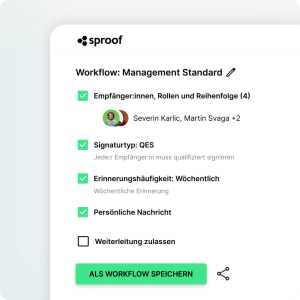 Digital Signature & Workflow - sproof sign
