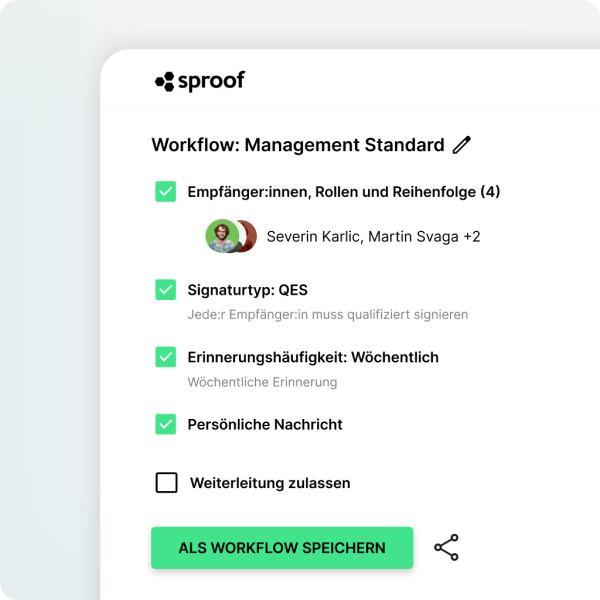 Digital Signature & Workflow - sproof sign