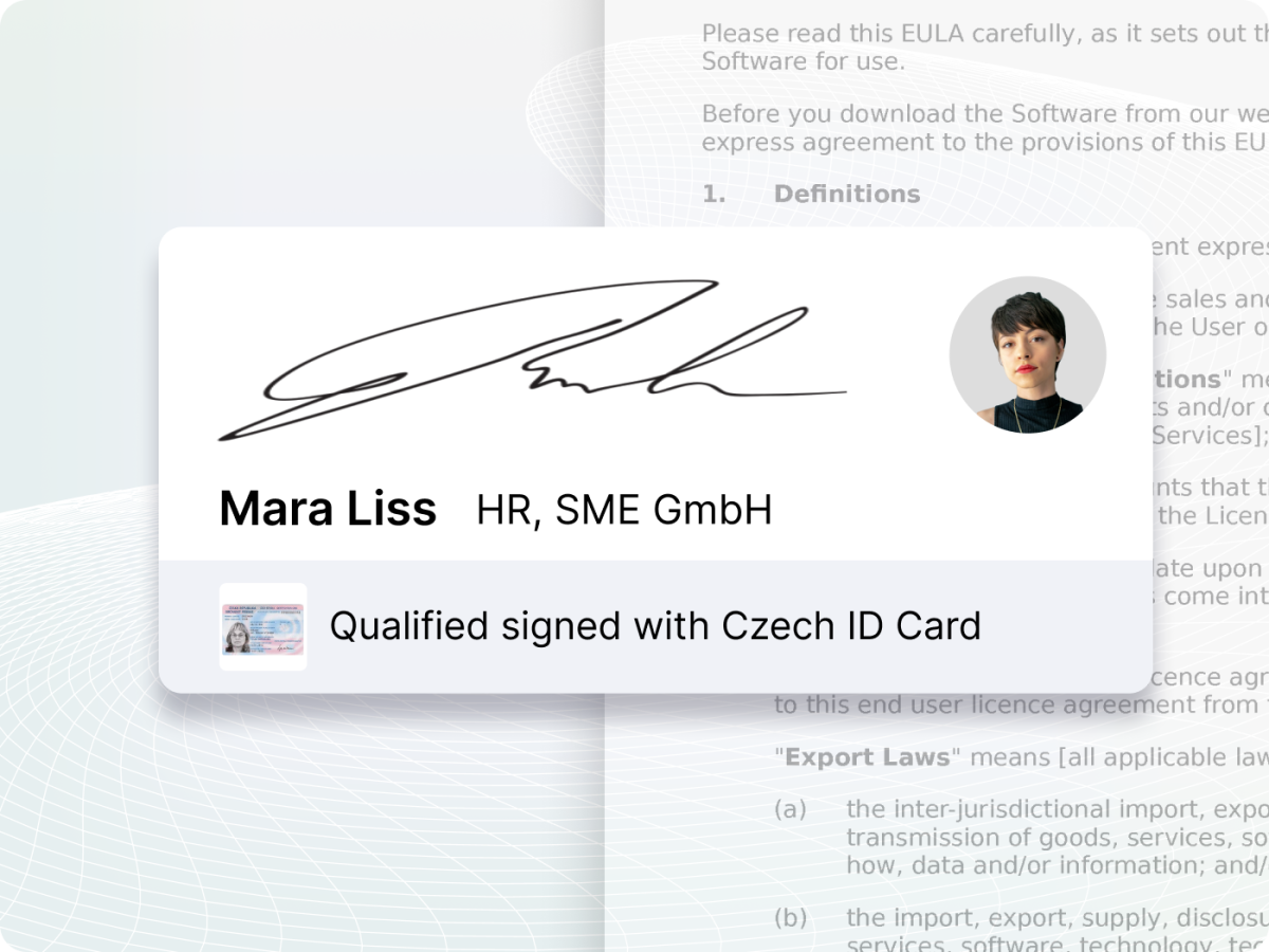 Digital Signature - eObčanka